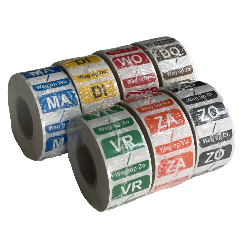 HACCP dagstickers sets bestellen | EETikon