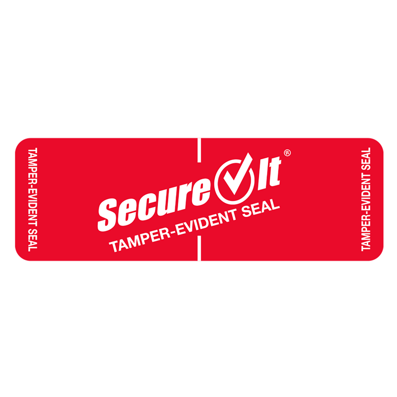 Food safety stickers 25x75mm tamper evident - 500 stickers